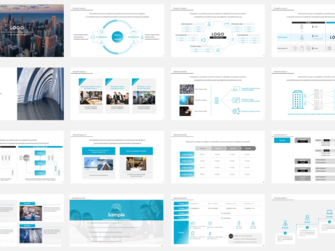 パワーポイントサンプル「会社案内」① - PowerPointブラッシュアップ・デザイン・作成代行【PPwork】